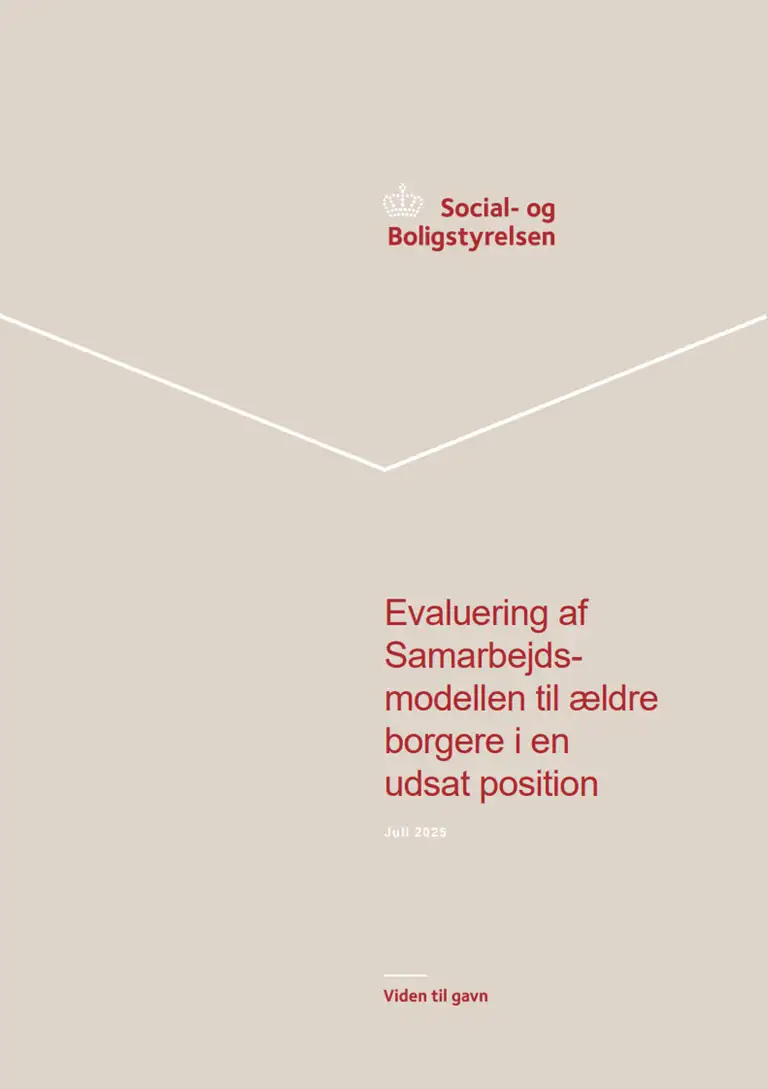 Evaluering af Samarbejdsmodellen til ældre borgere i en socialt udsat position | Social- og ...